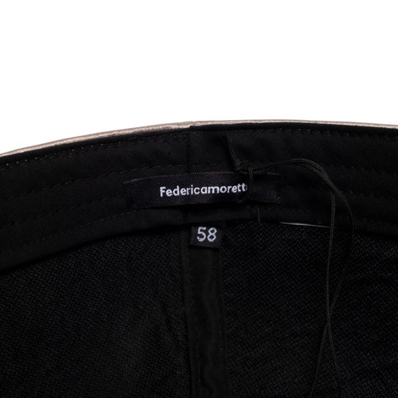 Federica Moretti | Accessories | Warm Grey Italian Designer Fitted Cap ...